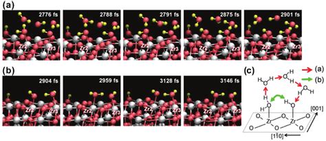 Snapshots Of The Atomic Configuration During The Proton Hopping Between Download Scientific