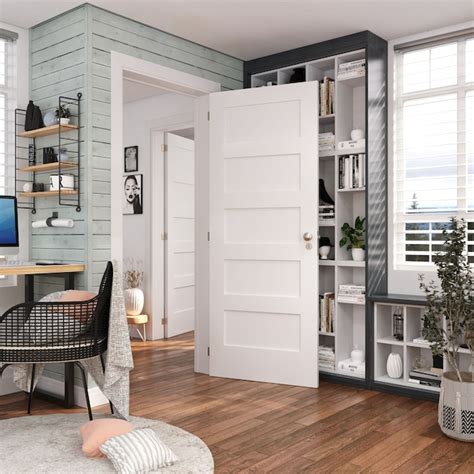 Camaflexi 5 Panel 18 In X 80 In White 5 Panel Square Smooth Solid Core