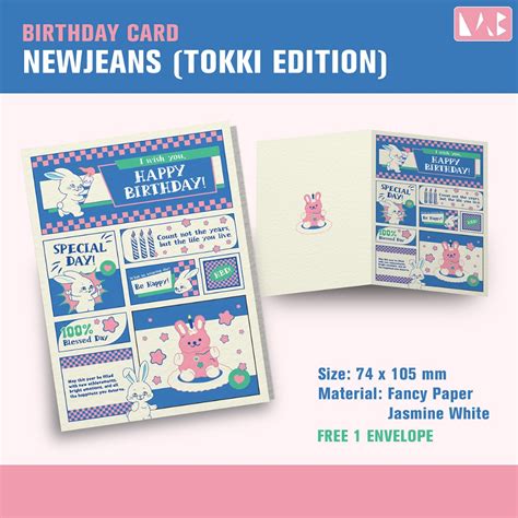 Jual Lab K Pop Birthday Card Kartu Ucapan Ulang Tahun Shopee
