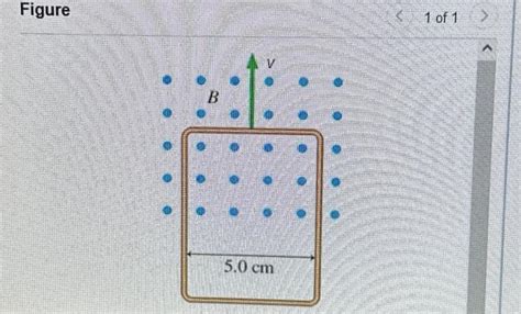 Solved The Loop In The Figure Is Being Pushed Into The T Chegg