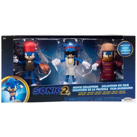 Buy Sonic The Hedgehog 2 Movie Figure Collection Baseball Sonic Party