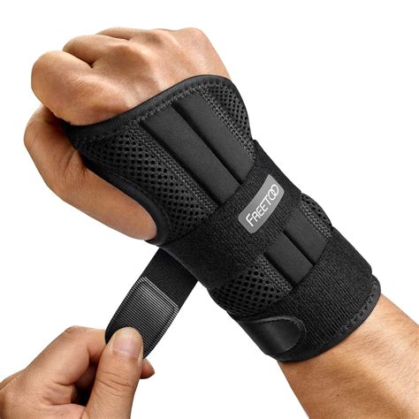 Freetoo Doctor Approved Wrist Support With 3 Staysadjustable Day Night
