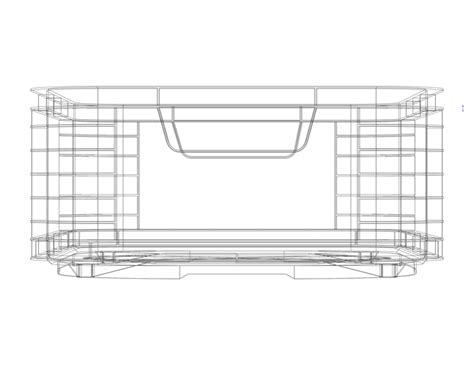 3d Printed Stackable Storage Box Capacity 18 Liters By Mr Anycad Pinshape