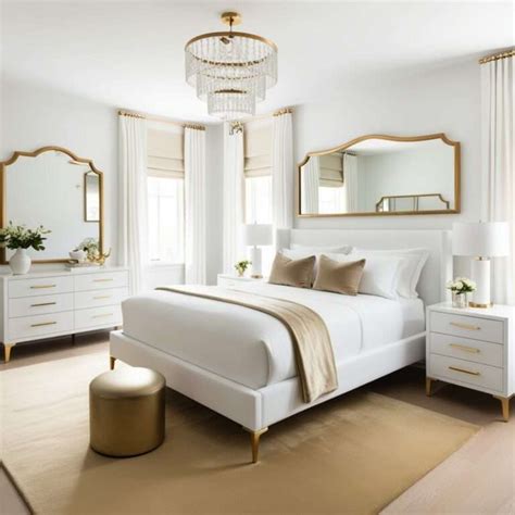 33 Stunning White And Gold Bedroom Ideas For A Chic And Cozy Retreat