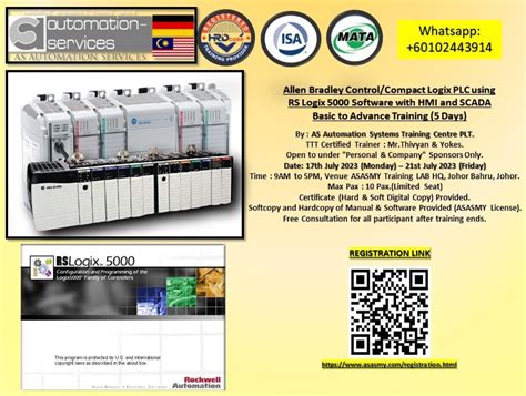 Mastering Allen Bradley Control Compact Logix Plc Training In Johor Bahru Malaysia Plc