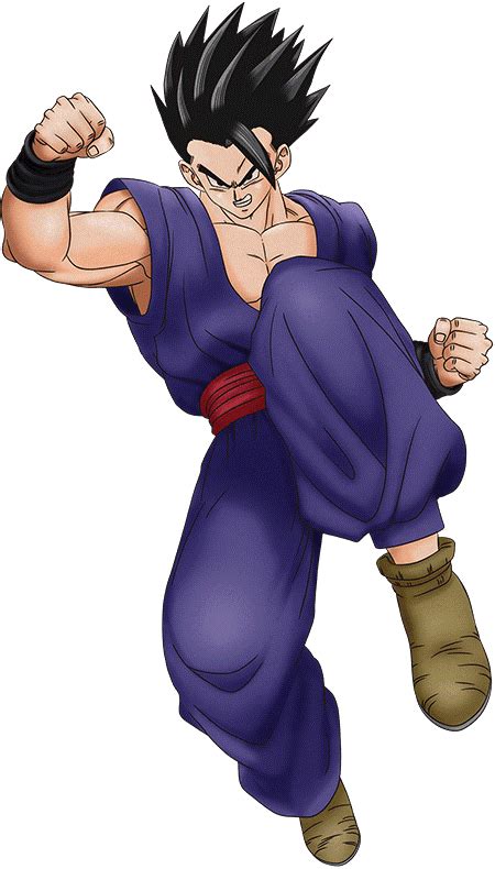 Ultimate Gohan Super Hero Dokkan Battle Render 3 By Princeofdbzgames
