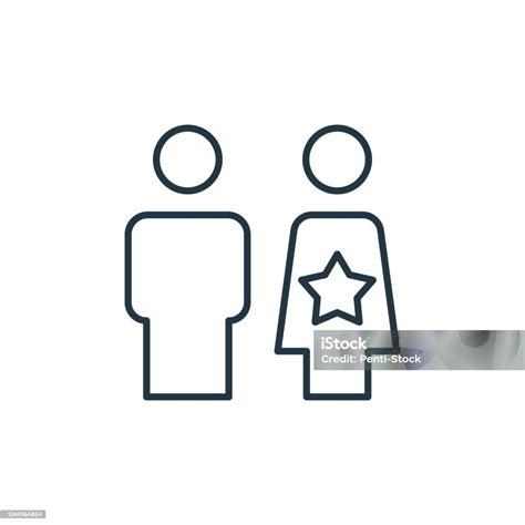 흰색 배경에서 격리된 리더 벡터 아이콘입니다 웹 사이트 디자인 및 모바일 앱 개발을 위한 개요 씬 라인 리더 아이콘 Thin