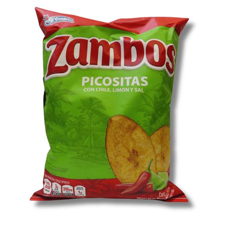Yummies Zambos Picositas Con Chilelimon Y Sal 140g