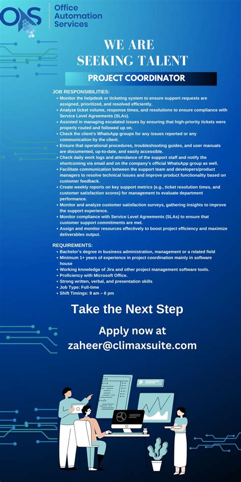 Zaheer Uddin Ansari On Linkedin Oas Hiring Projectcoordinator Karachi Jobopportunity