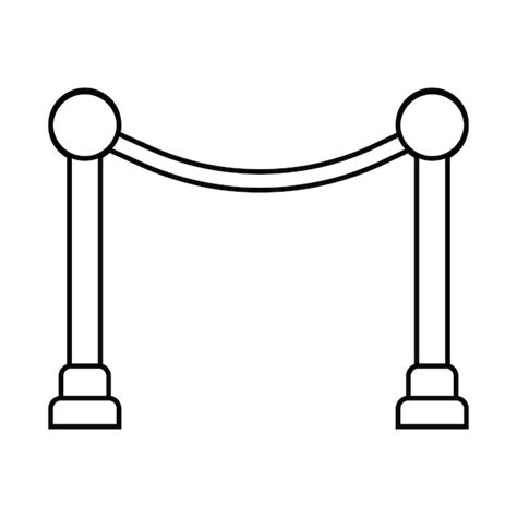 Premium Vector Road Barrier Icon Vector
