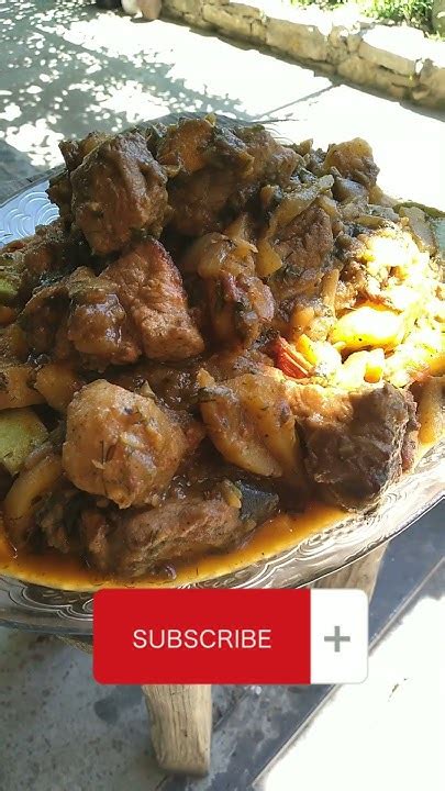 Жаркое из мяса и овощей в казане Youtube