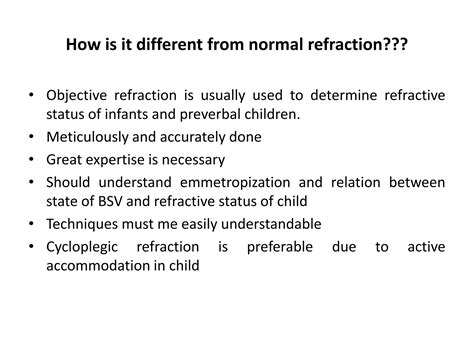 Challenges In Pediatric Refraction Practical Approach Pptx Pptx