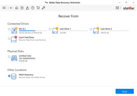 Stellar Data Recovery Technician Raid Data Recovery Software For