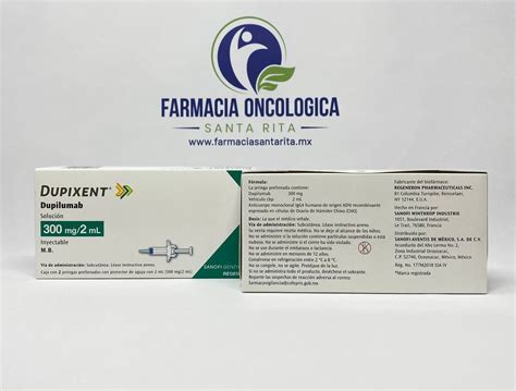 Dupixent 300 Mg Caja Con 2 Jeringas Prellenadas Dupilumab Farmacia Oncológica Santa Rita