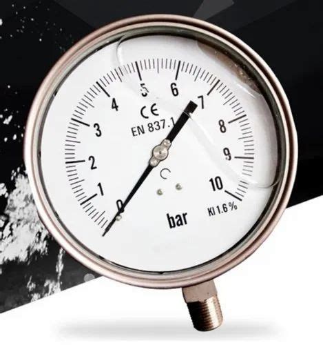 Steel Analog Pressure Gauge For Industrial At Piece In Vasai ID