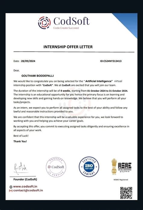 Codsoft Internship Learningandgrowing Excitingopportunities Artificialintelligence