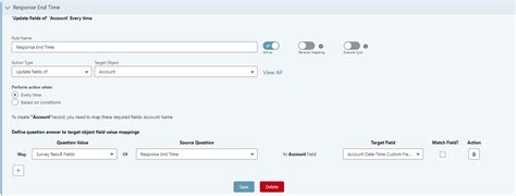 Map Response End Date And Time Using Response Mapping Surveyvista