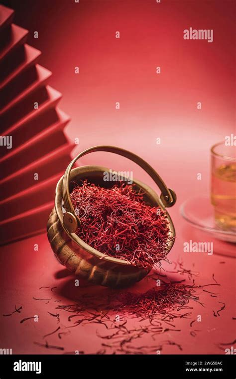 Beautiful Images Of Saffron Saffron Pictures Saffron Drinks High Quality Images Stock Photo