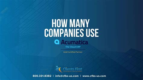 The Surprising Number Of Companies Utilizing Acumatica Cloud Erp