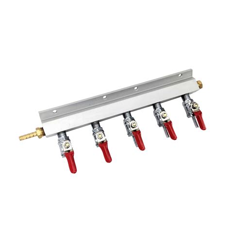 Kegland 5 Output 5 Way Gas Manifold Distribution Vicedeal