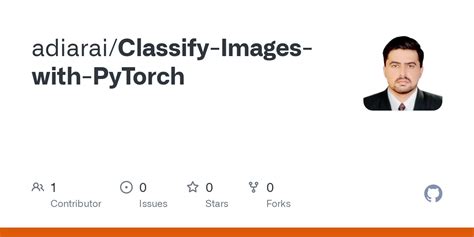 github adiarai classify images with pytorch