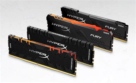 Hyperx Predator And Fury Ddr4 Ram Kits Get Updated The Former Includes Capacities Up To 256gb