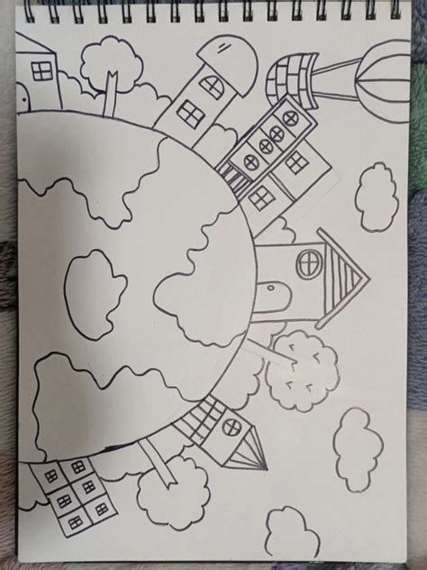 快乐的幼儿园简笔画（最新15张） 简笔画图片大全