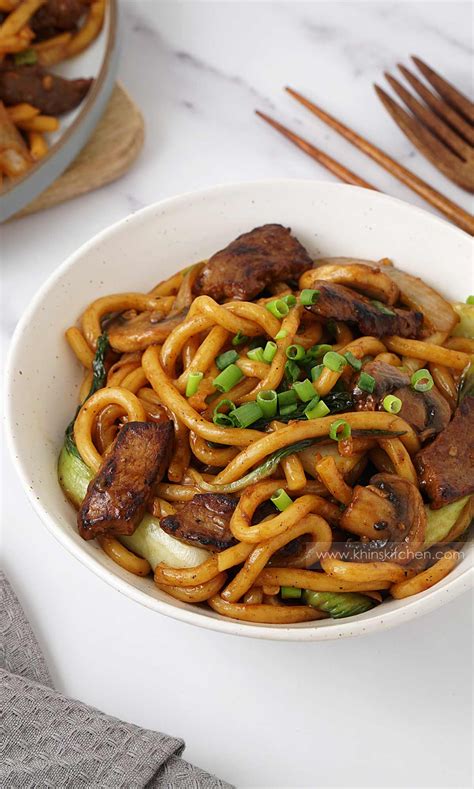 Beef Udon Stir Fry Khin S Kitchen Yaki Udon Recipe Artofit