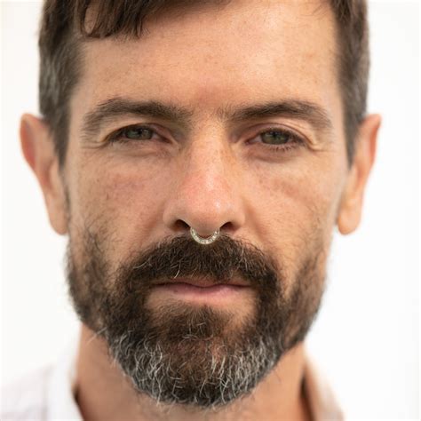 Luna Tapered Baguette Cut Diamond Septum Nose Ring Artemer