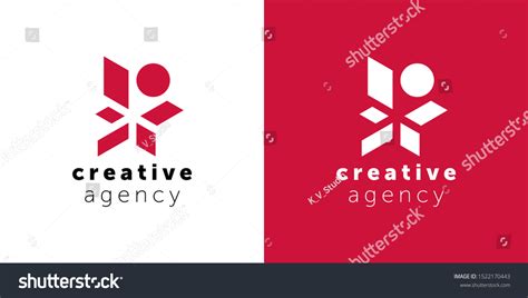 Creative Agency Logo Graphic Design Editable Stock Vector Royalty Free