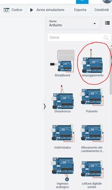 Meccatronica Tinkercad Simulatore Arduino