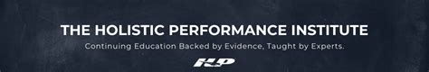 Holistic Performance Institute On Linkedin Here At The Holistic Performance Institute We Do
