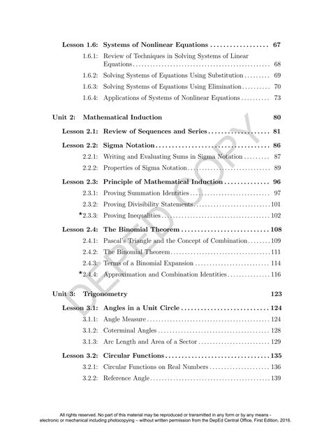 Pre Calculus Learners Guide Module Grade 11 Pdf