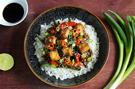 Crispy Tofu Stir Fry Vegan Gluten Free The Pesky Vegan