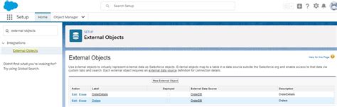 Object Management Setting In Salesforce Lightning