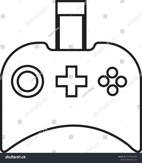 Game Controller Icon Sample Symbols Stock Vector Royalty Free 2574943295 Shutterstock