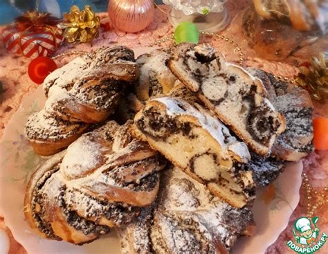 Крендели с маком и орехами – кулинарный рецепт