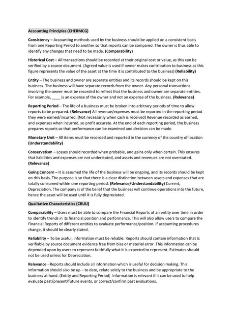 Accounting 3 4 Unit Notes Accounting Year 12 Vce Thinkswap