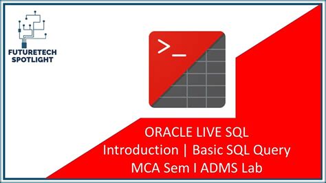Part 1 Oracle Live Sql Introduction Basic Sql Queries Hands On Training Youtube
