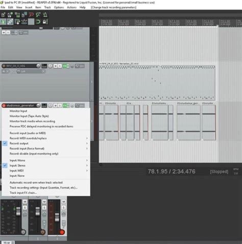 Tutorial Recording AudioKit Synth One IOS To A PC With Reaper AudioKit Pro