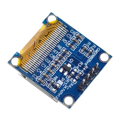 Display OLED I C Azul Bit Maker Arduinos Módulos Sensores D e Robótica
