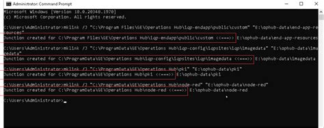 Set Up Junction Links For Shared Folders Proficy Operations Hub 2024