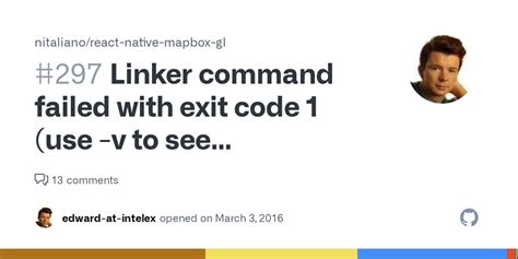 Linker Command Failed With Exit Code 1 Use V To See Invocation