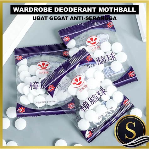 Wardrobe Deoderant Mothball Odor Removal Insect Resistant Moth Proofing