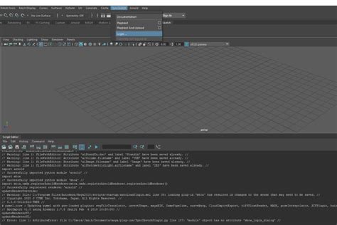 maya menu syncsketch login error · issue 13 · syncsketch syncsketch