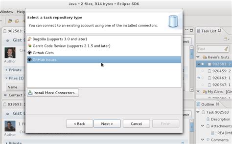 Eclipse And Mylyn Github Integration Chris Aniszczyks Zx Diatribe