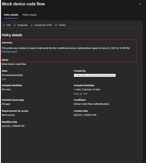 Microsoft Entra Conditional Access Optimization Agent With Microsoft Security Copilot