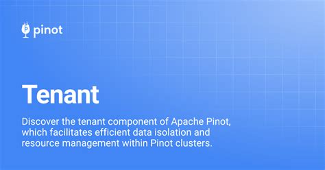 tenant apache pinot docs