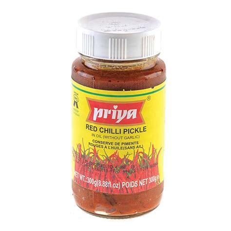 Priya Red Chilli Pickle House Of Raja`s Indian Superstore In Bolton