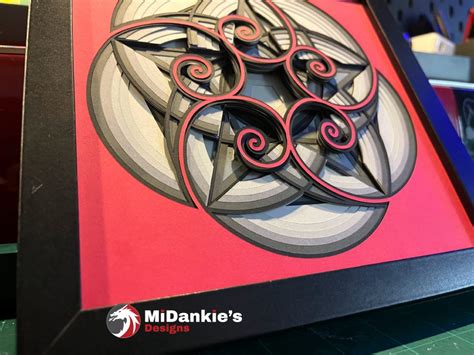 Fibonacci Flower 3d Layered Shadow Box Svg Midankies Designs